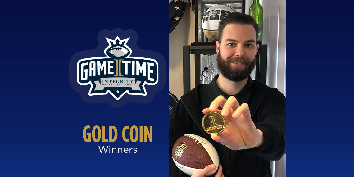 Our Final Gold Coin Winners of Game Time 2020 - Integrity