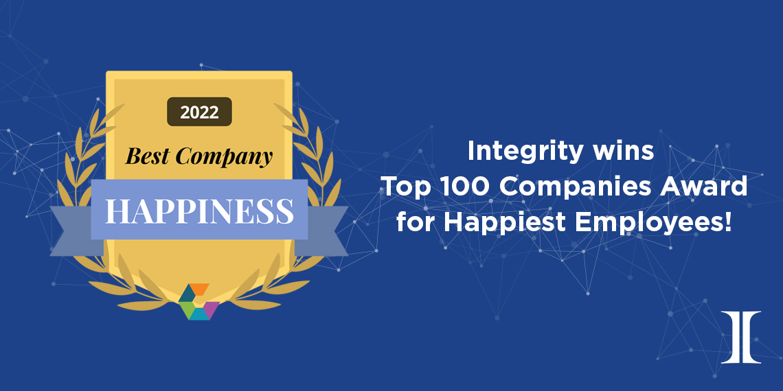 Integrity Named to the Top 100 Companies for Happiest Employees