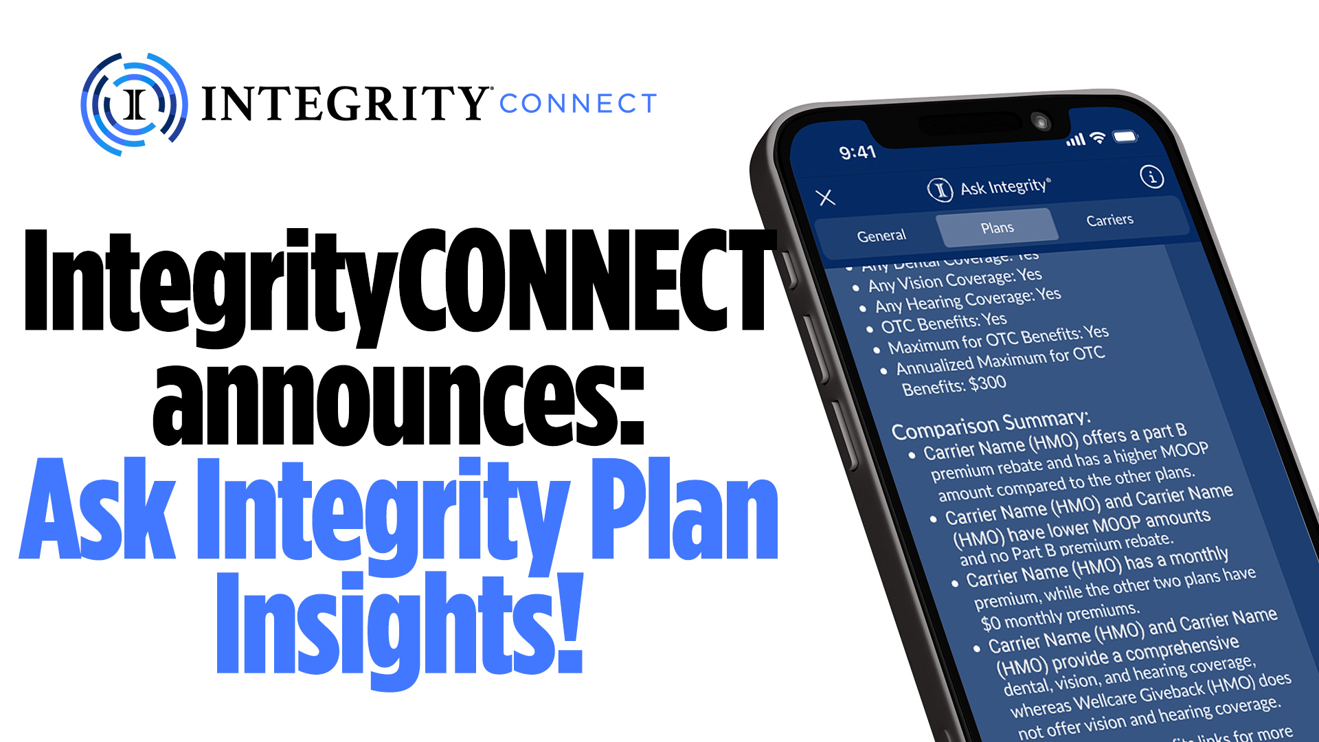 IntegrityCONNECT Announces Ask Integrity Plan Insights - Integrity